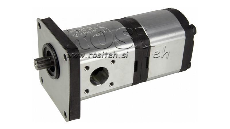 HYDRAULIKPUMPE FÜR TRAKTOR - OEM 87472285 - CNH SERIE T4 26+15 cc LINKS ...