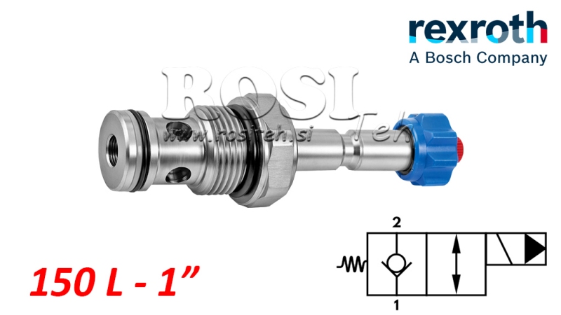 HYD. OPEN ELECTROMAGNETIC CONTROLLER FOR 2-WAY VALVE REXROTH 1" 150-LIT ...